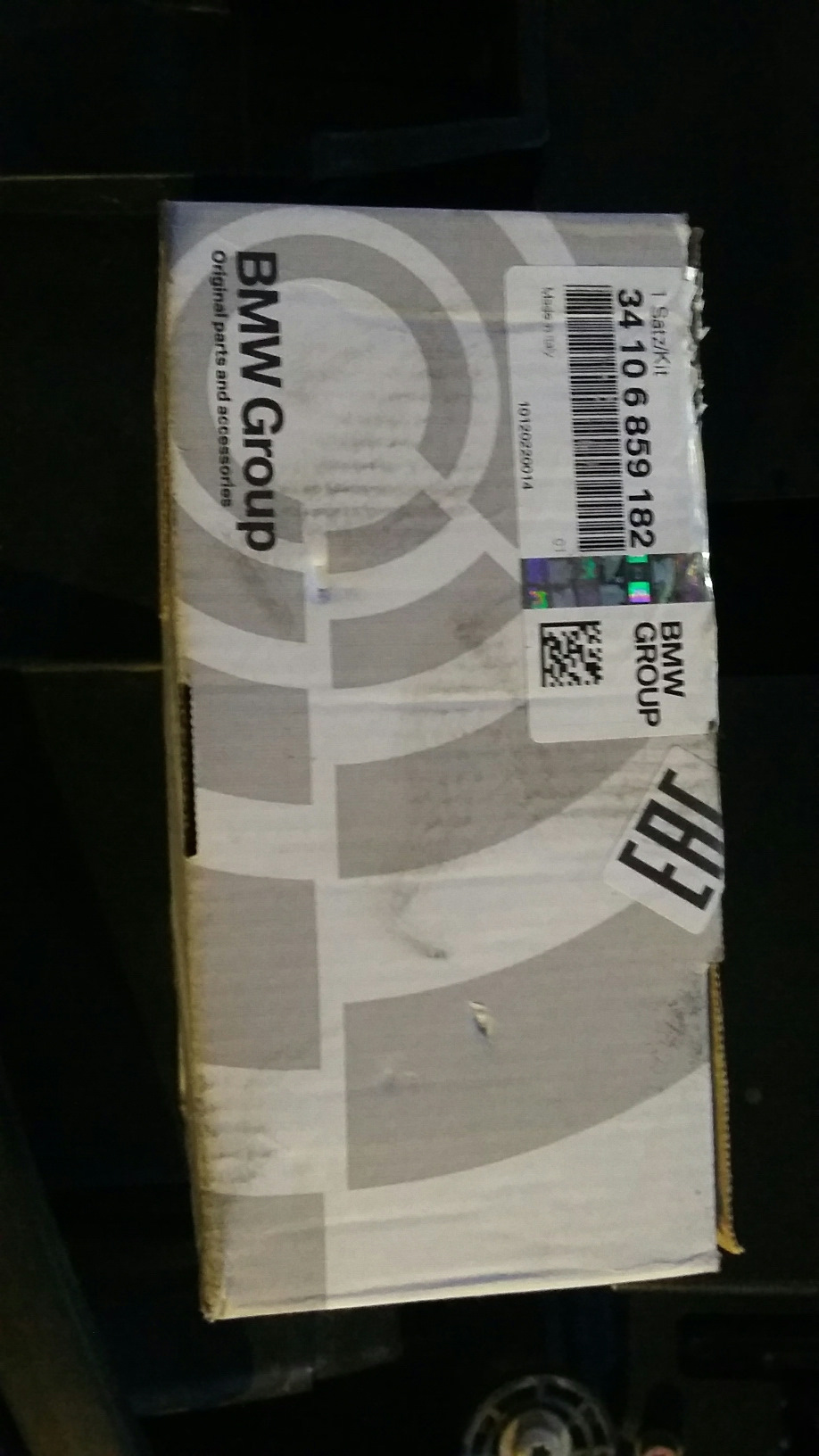 34106859182 Колодки тормозные передние BMW | Запчасти на DRIVE2