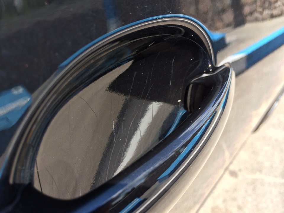 защитная пленка в ниши под ручки — Skoda Rapid (1G), 1,6 л, 2013 года ...