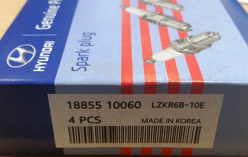 1885510060 СВЕЧИ ЗАЖИГАНИЯ KIA HYUNDAI | Запчасти на DRIVE2