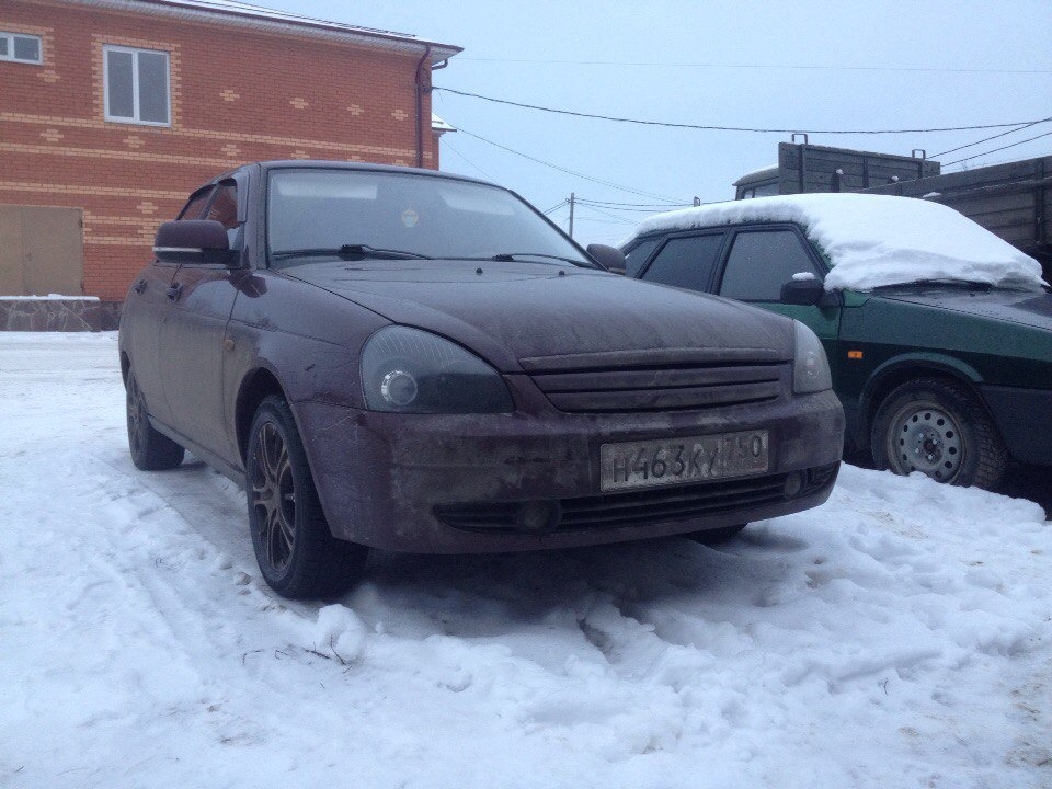 Биксеноновые линзы часть 3(внешний вид) — Lada Приора седан, 1,6 л ...