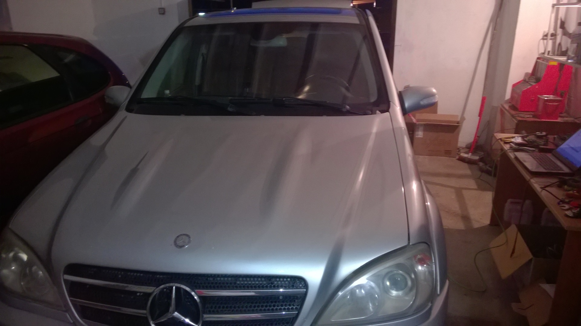 первый визит на диагностику — Mercedes-Benz M-Class (W163), 5,5 л, 2002 ...