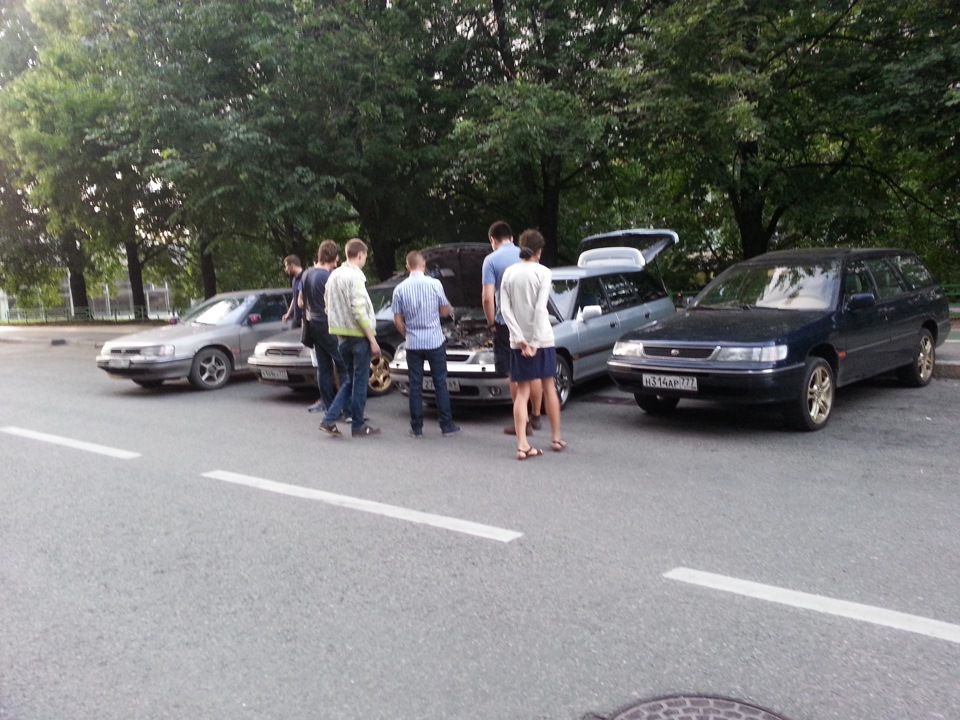 Встреча Первых Легасей — Subaru Legacy (BC/BJ/BF), 1,8 л, 1992 года ...