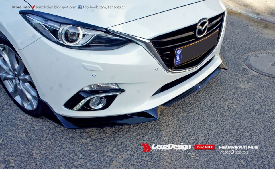 Mazda 3 — 2014 Tuning. Lenzdesign Body Kit — Lenzdesign Performance на ...