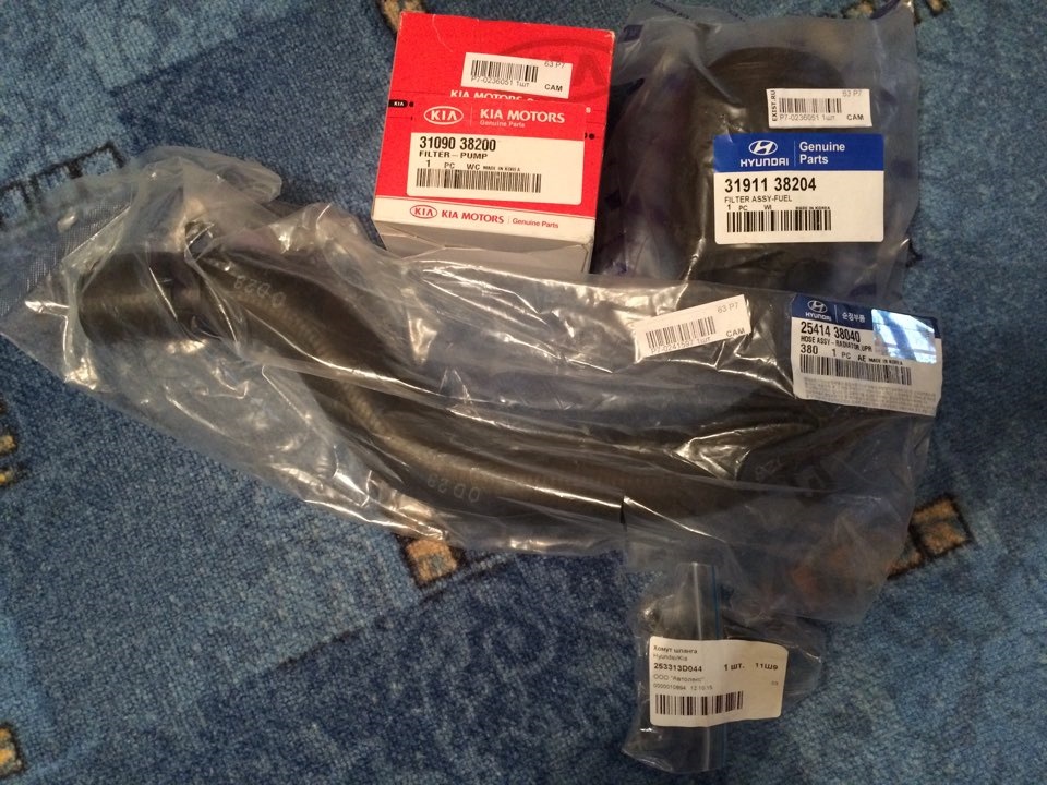 3191138204 Фильтр топливный (бензин) KIA HYUNDAI | Запчасти на DRIVE2