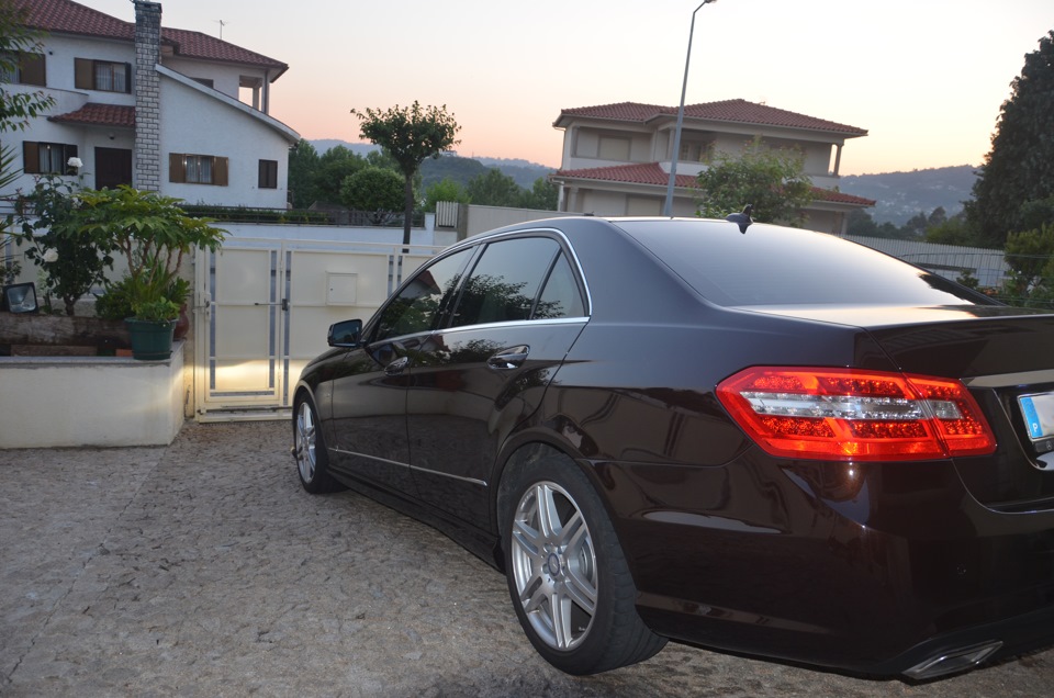 Windows tint film — Mercedes-Benz E-Class (W212), 2,2 л, 2009 года ...