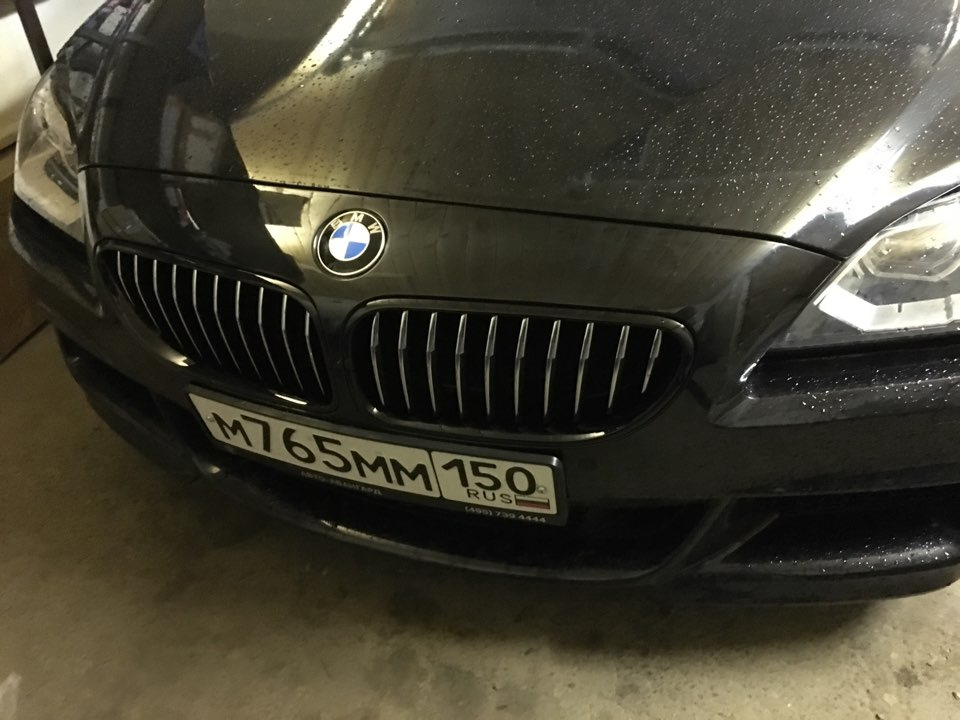 Черные ноздри — BMW 6 series (F13), 3 л, 2014 года | тюнинг | DRIVE2