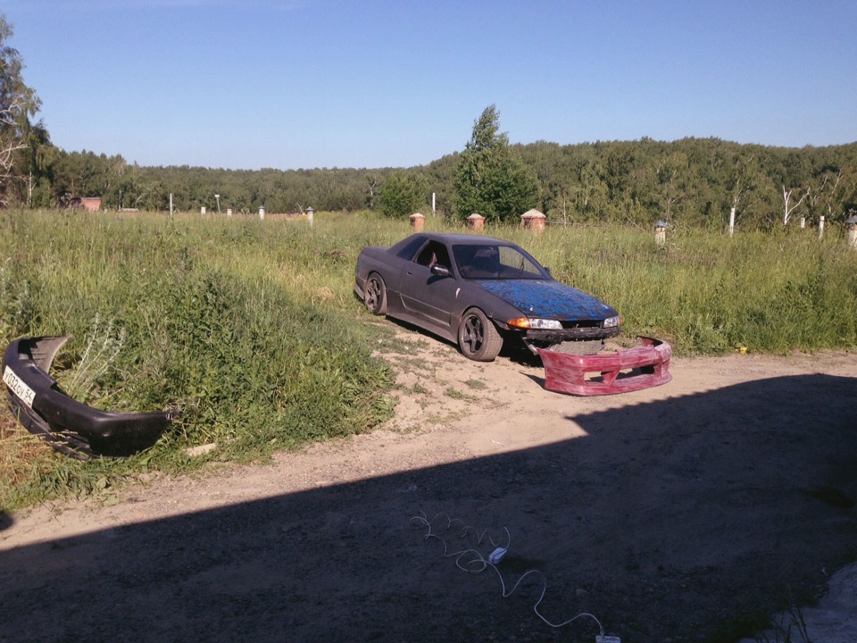 Поставил бампер Vertex — Nissan Skyline (R32), 2,5 л, 1993 года | стайлинг | DRIVE2