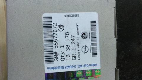 55577072 Термостат, охлаждающая жидкость GM | Запчасти на DRIVE2