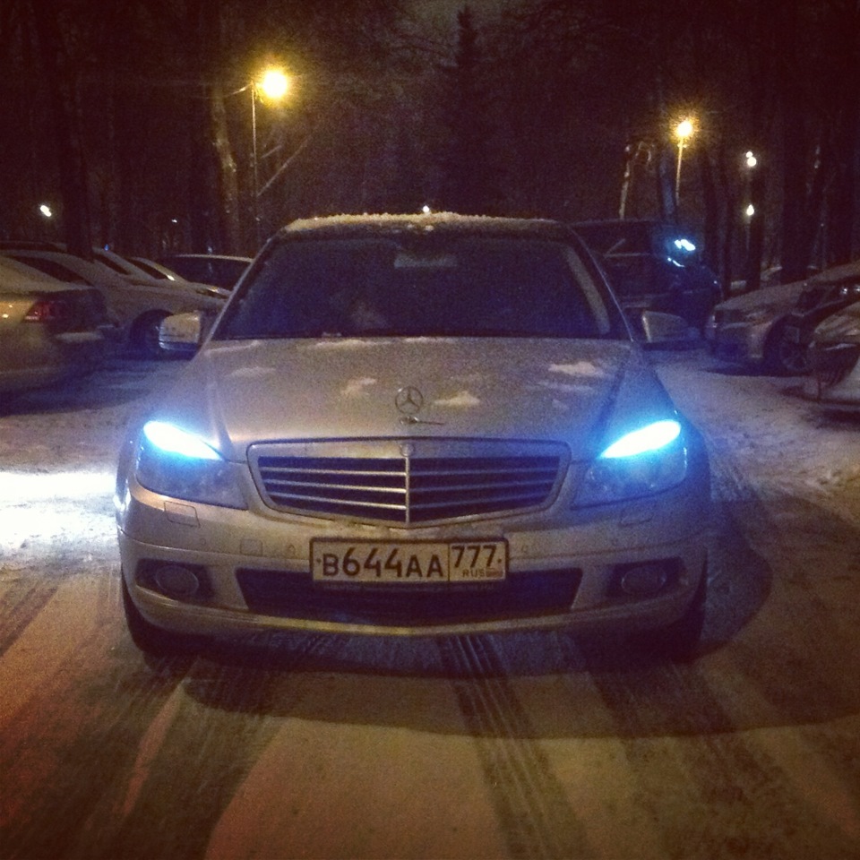 Диоды в габариты — Mercedes-Benz C-Class (W204), 1,8 л, 2008 года ...