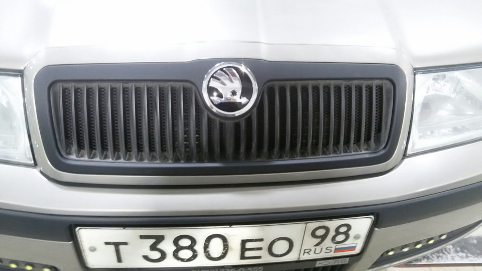 Решётка радиатора. — Skoda Octavia A4 Mk1, 1,4 л, 2008 года | стайлинг ...