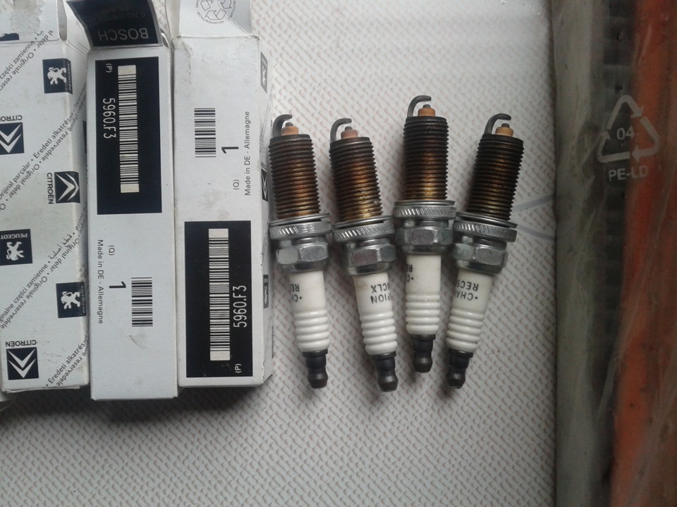 5960F3 Свеча зажигания Peugeot Citroen | Запчасти на DRIVE2