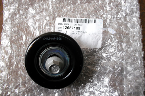 12657189 ШКИВ НАТЯЖИТЕЛЯ РЕМНЯ ГРМ, ШКИВ НАТЯЖИТЕЛЯ РЕМНЯ ГРМ GM ...