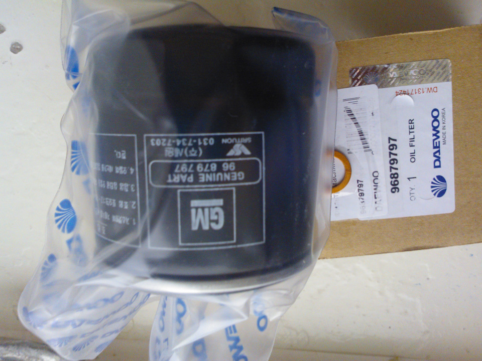 96879797 Фильтр масляный GM | Запчасти на DRIVE2