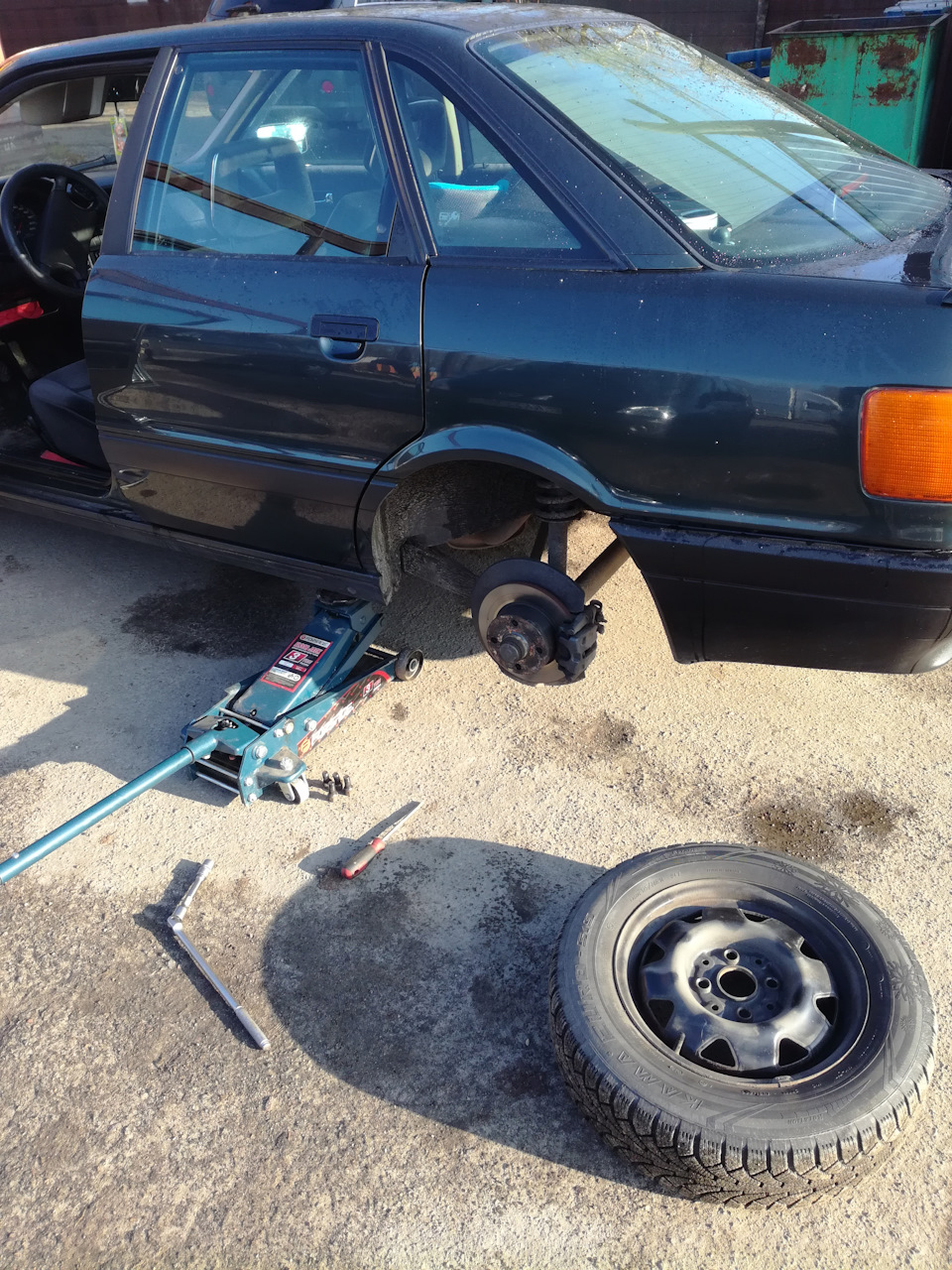 Трос ручника приказал долго жить! — Audi 80 (B3), 1,9 л, 1988 года ...