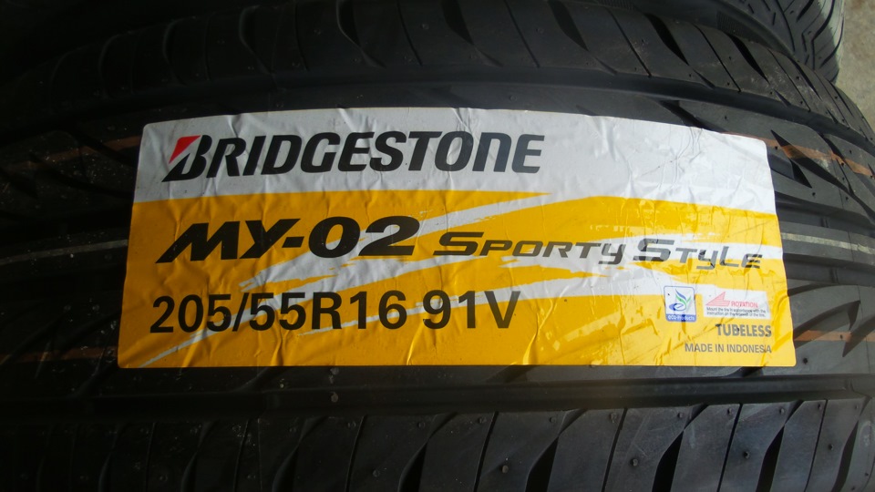 ВСЁ Ж ТАКИ Bridgestone MY-02 Sporty Style — Ford Fusion, 1,6 л, 2010 ...