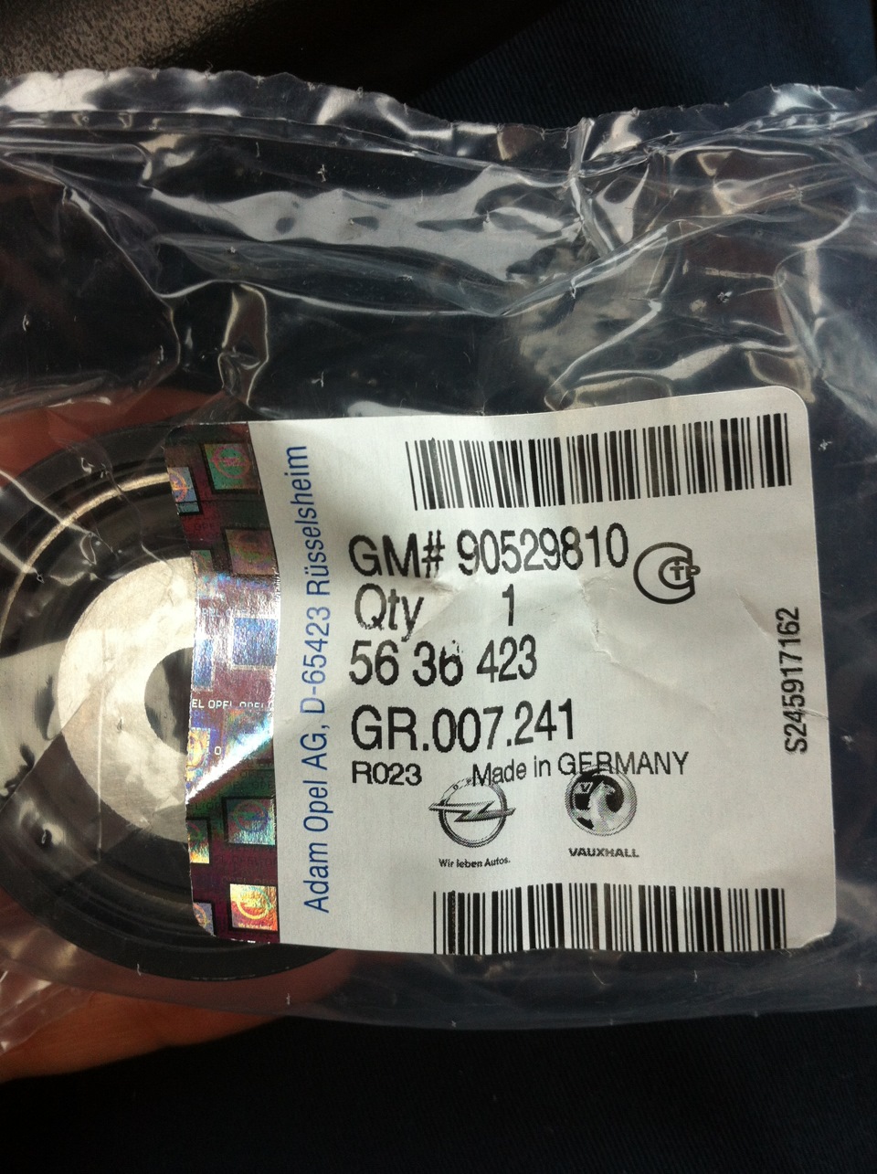 90529810 Паразитный / Ведущий ролик, зубчатый ремень GM | Запчасти на ...