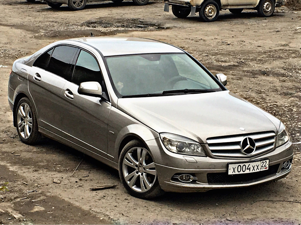 Огромное предзимнее ТО — Mercedes-Benz C-Class (W204), 3 л, 2008 года ...