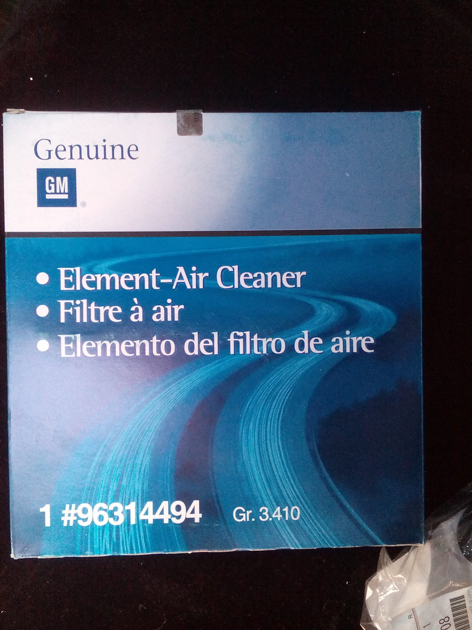 96314494 Фильтр воздушный GM | Запчасти на DRIVE2
