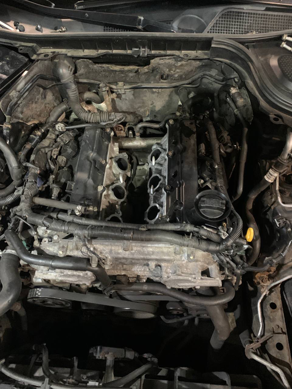 3 чека P0328 P0021 Infiniti — Infiniti M (2G), 3,5 л, 2007 года ...