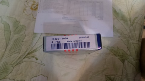 1882911050 СВЕЧИ ЗАЖИГАНИЯ KIA HYUNDAI | Запчасти на DRIVE2