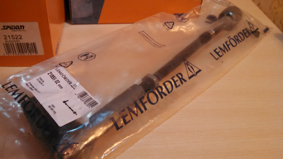 2185502 Поперечная рулевая тяга LEMFORDER | Запчасти на DRIVE2