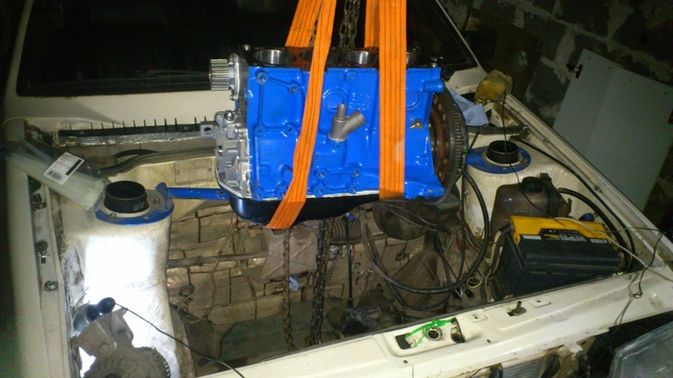 Ну вот и забилось новое сердце под капотом моего авто. — Lada 2108, 1,8 ...