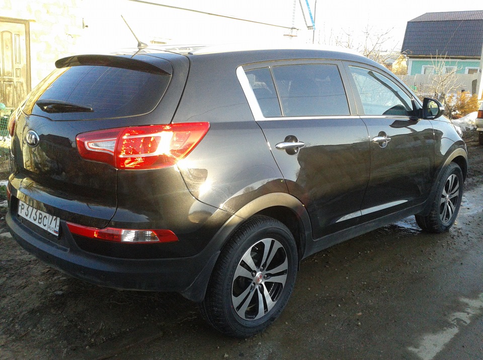 Летние тапки — KIA Sportage (3G), 2 л, 2012 года | колёсные диски | DRIVE2