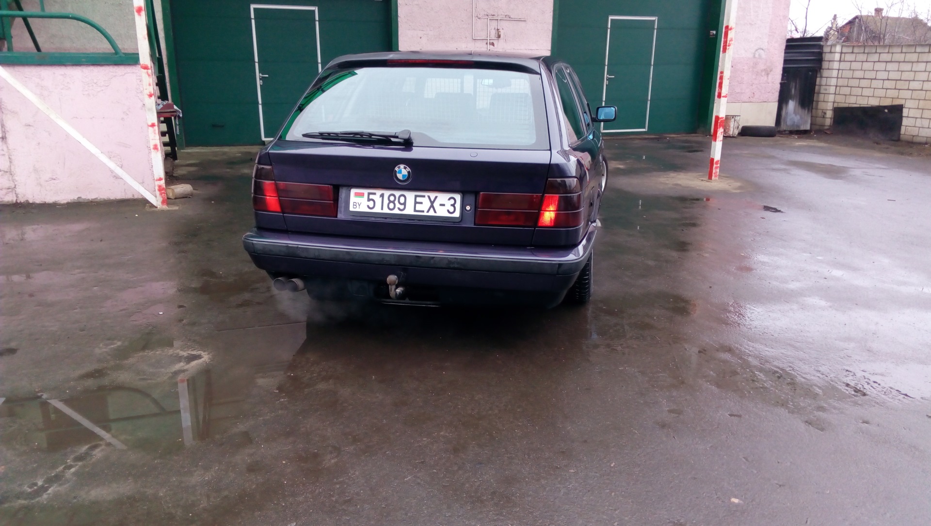 Меняю задний бампер в хорошем состоянии — BMW 5 series (E34), 2,5 л ...