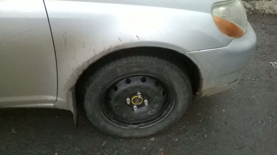 Несколько фото "предлетнего setup wheels@" — Toyota Echo, 1,5 л, 2001 ...