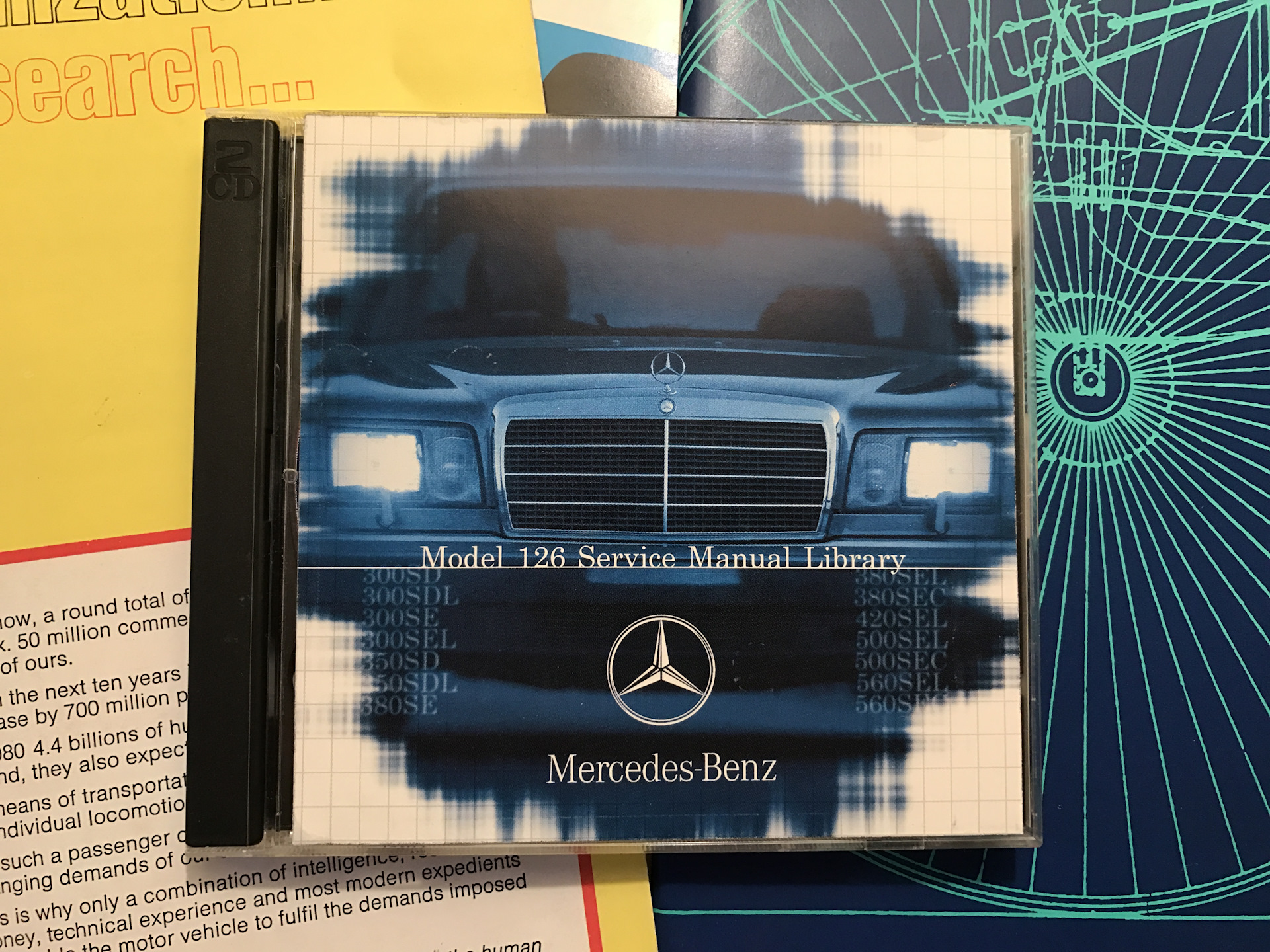 W126 на двух CD — Mercedes-Benz S-Class (W126), 5 л, 1989 года | своими ...