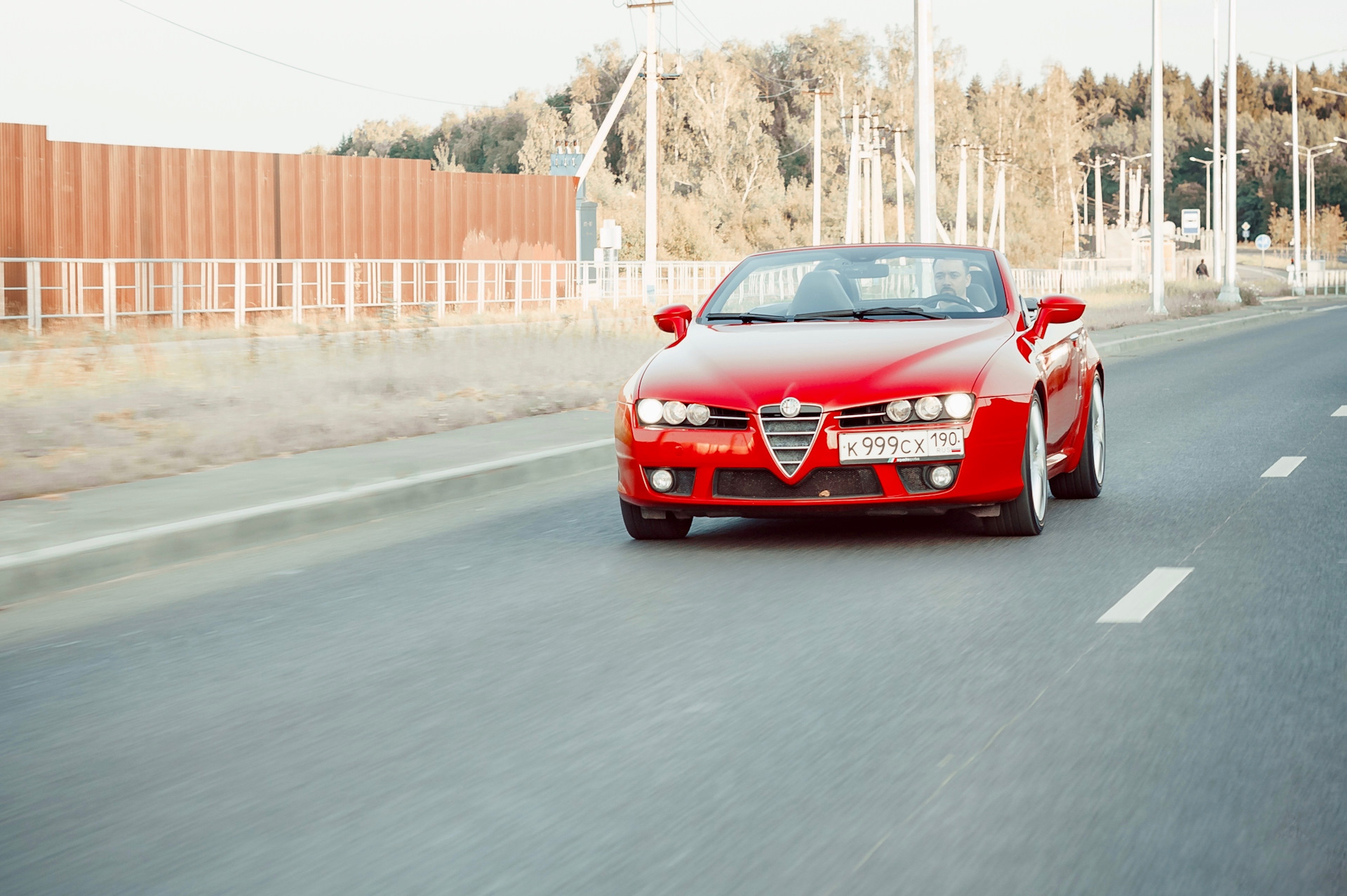 Покатались по Подмосковью — Alfa Romeo Spider (939), 2,2 л, 2007 года ...