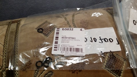 9030107001 Кольцо уплотнительное топливной форсунки верхнее TOYOTA ...