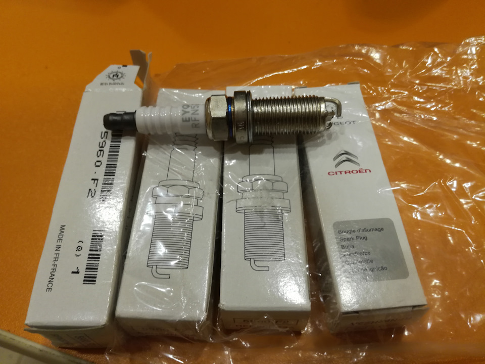 5960F2 Свеча зажигания Peugeot Citroen | Запчасти на DRIVE2