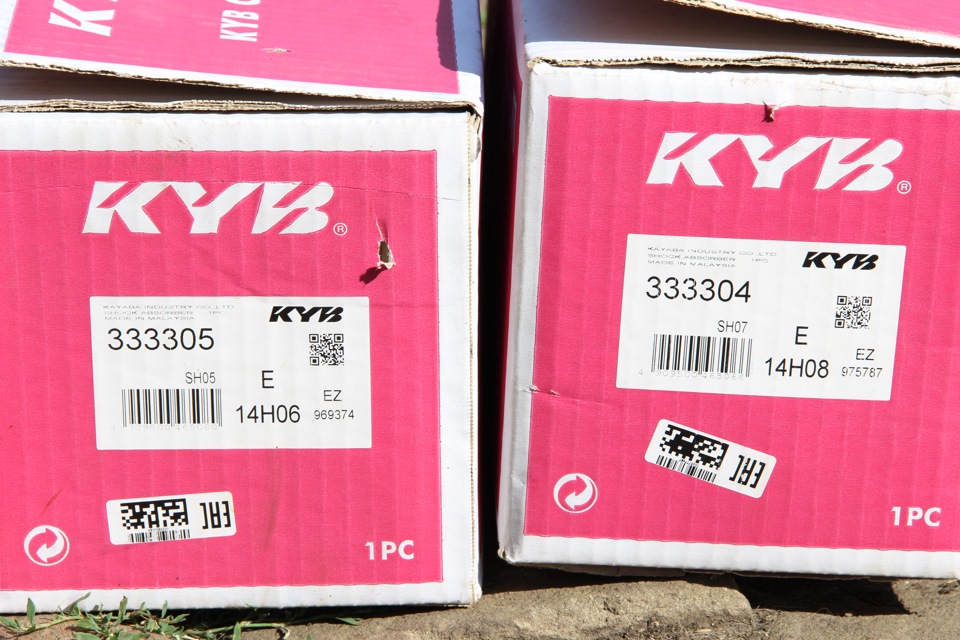 19. Стойки Kayaba Excel-G. — Hyundai Accent (2G), 1,5 л, 2008 года ...