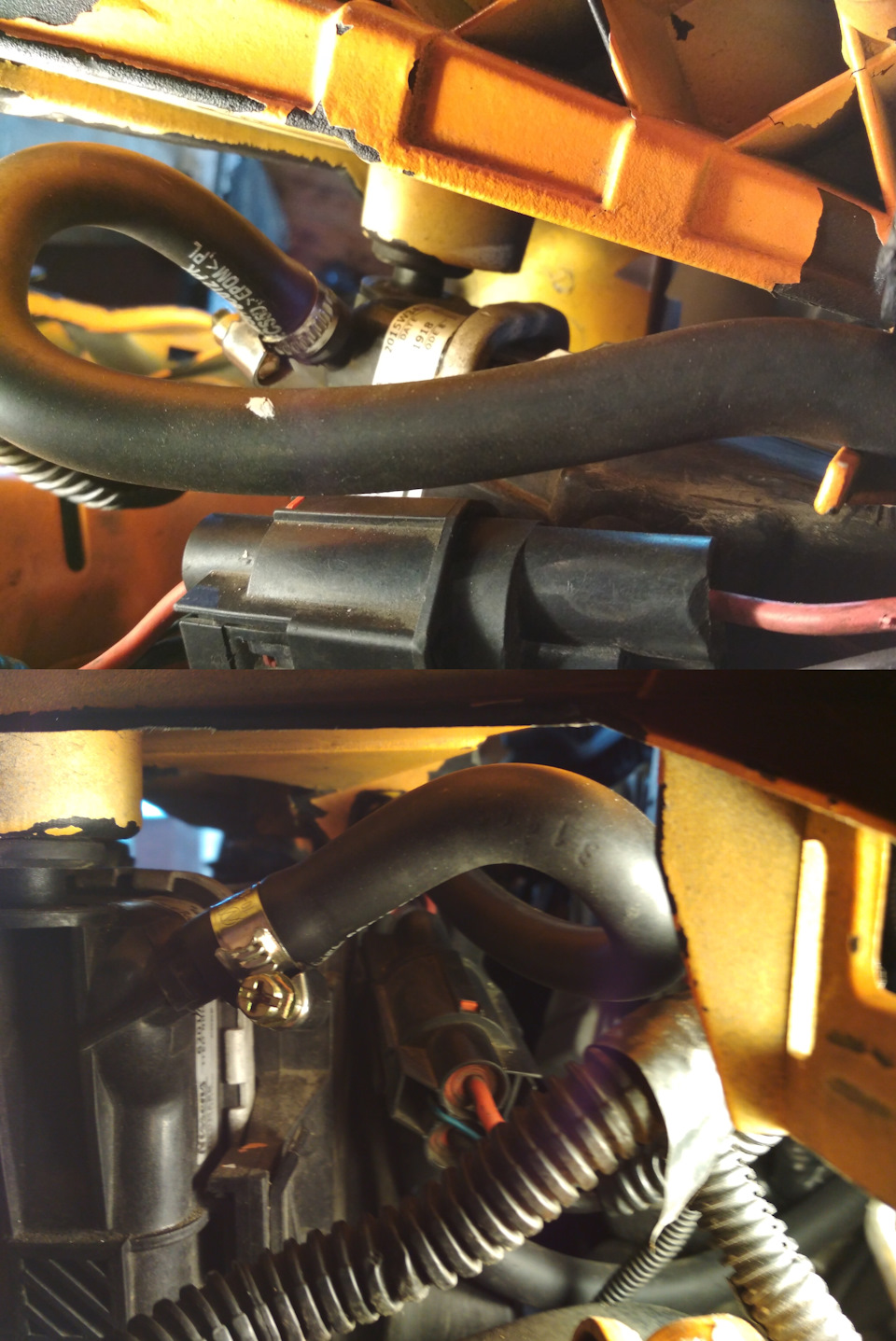 Сборка переда. Новые Шланги обратки focus ST. Обработка передних ...