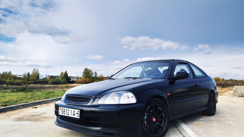 Honda Civic Coupe (6G) 1.6 бензиновый 1997 | Black&Bright на DRIVE2