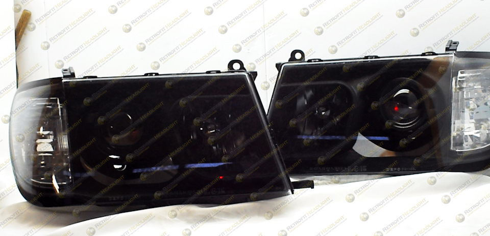 BiLed фары Toyota Land Cruiser 100 98 — (дорестайл) — Ledstudio на DRIVE2