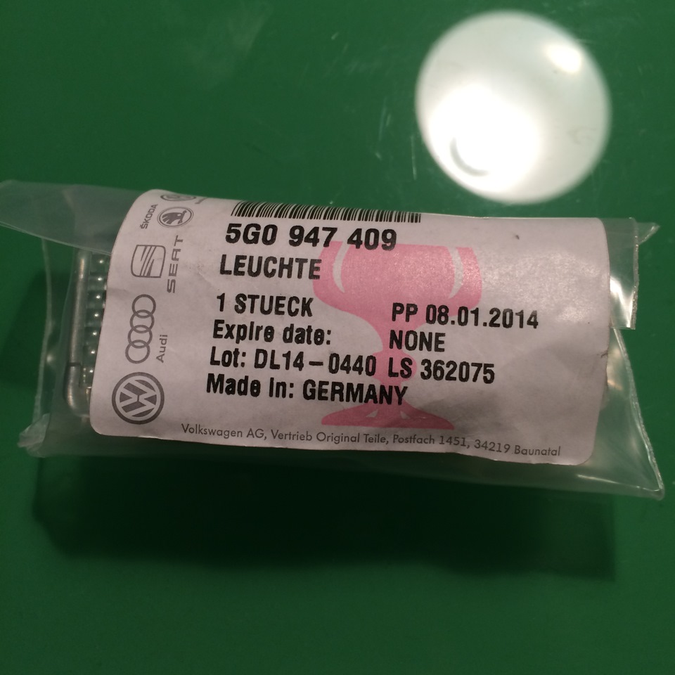 5G0947409 Светодиодный фонарь VAG | Запчасти на DRIVE2