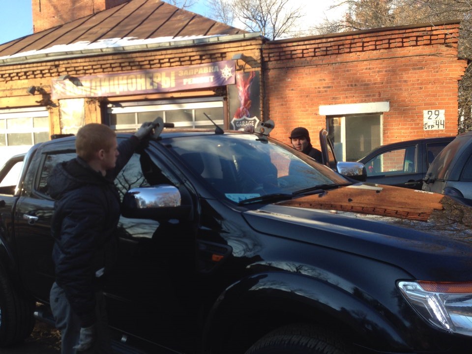 Крепеж для светодиодной балки — Ford Ranger (3G), 2,2 л, 2013 года ...