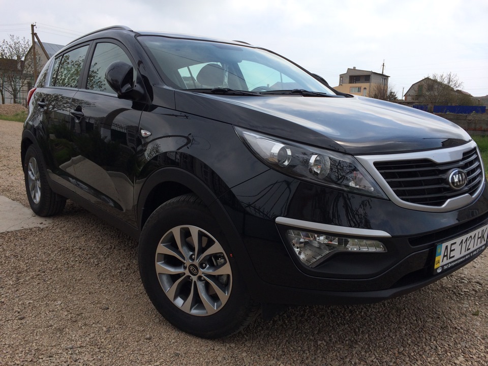 Инсталяция новых дисков — KIA Sportage (3G), 1,7 л, 2013 года | колёсные диски | DRIVE2