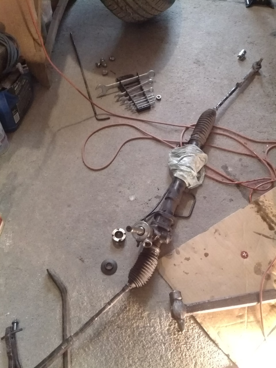 сальник рейки — Subaru Forester (SG), 2 л, 2004 года | своими руками ...