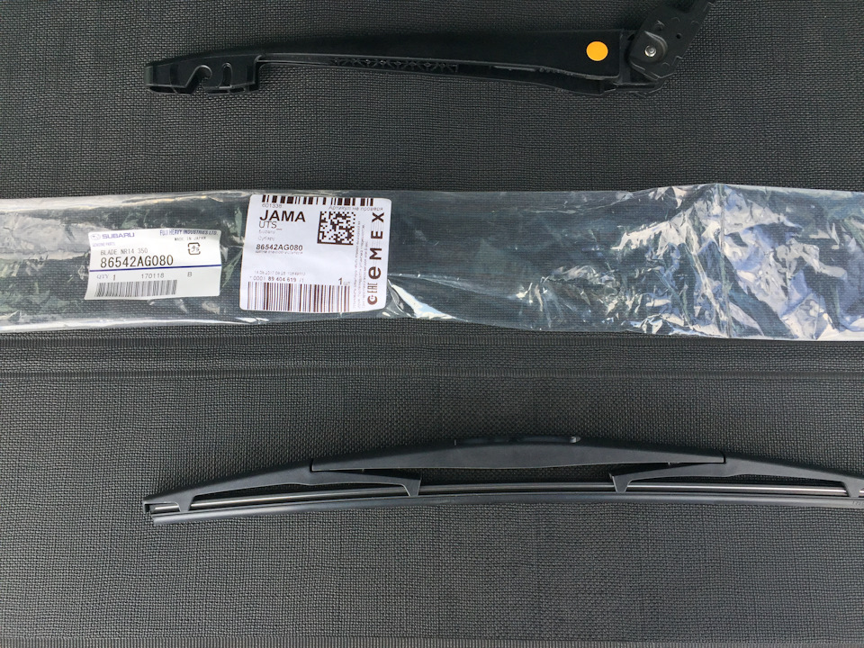 86542AG080 Щетка стеклоочистителя задняя, 350мм SUBARU | Запчасти на DRIVE2