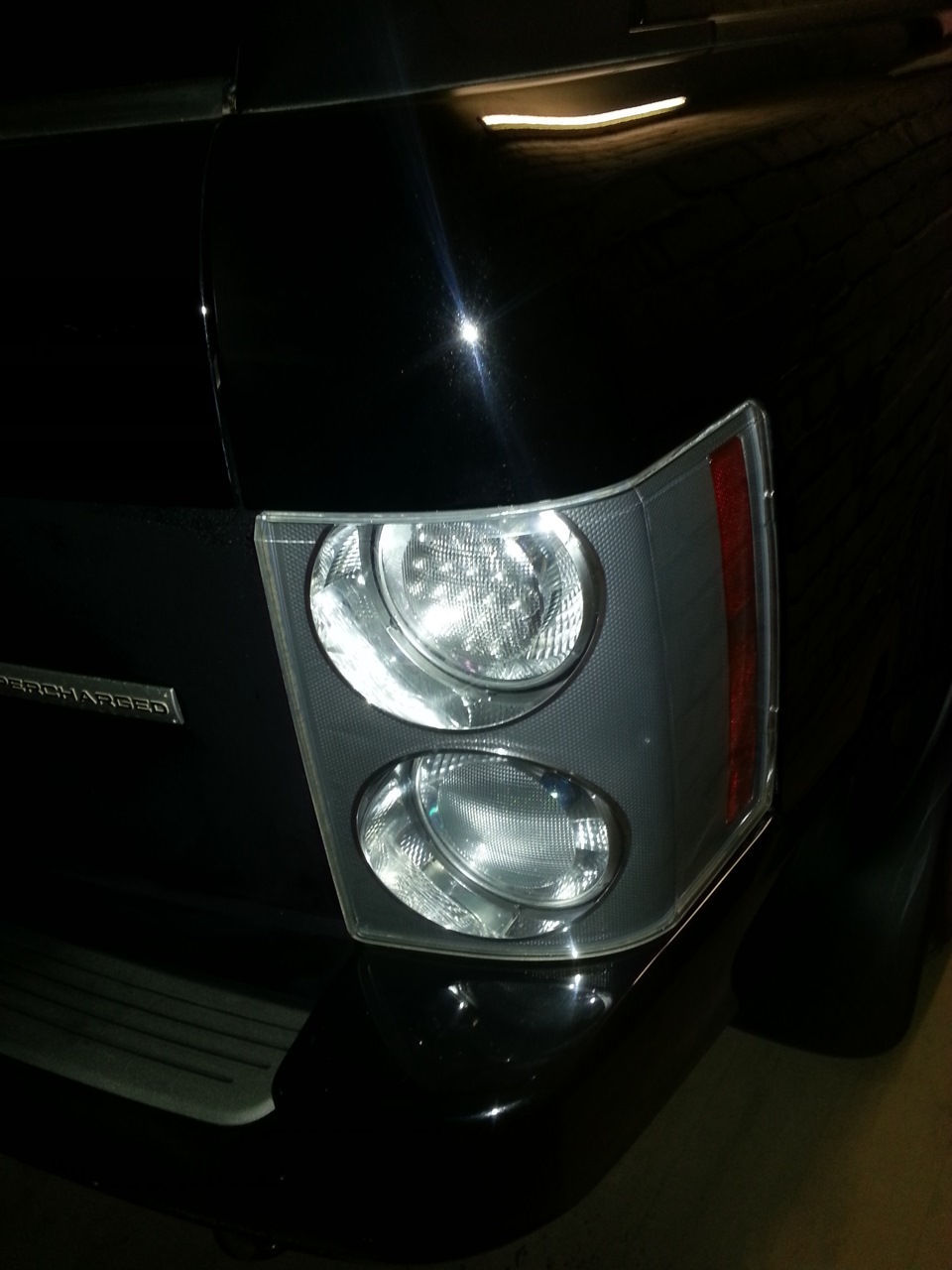 Рестайлинг задних фонарей — Land Rover Range Rover (3G), 4,2 л, 2007 ...
