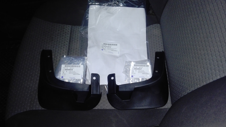 Брызговики — Chevrolet Aveo 5-door (1G), 1,4 л, 2008 года | запчасти ...