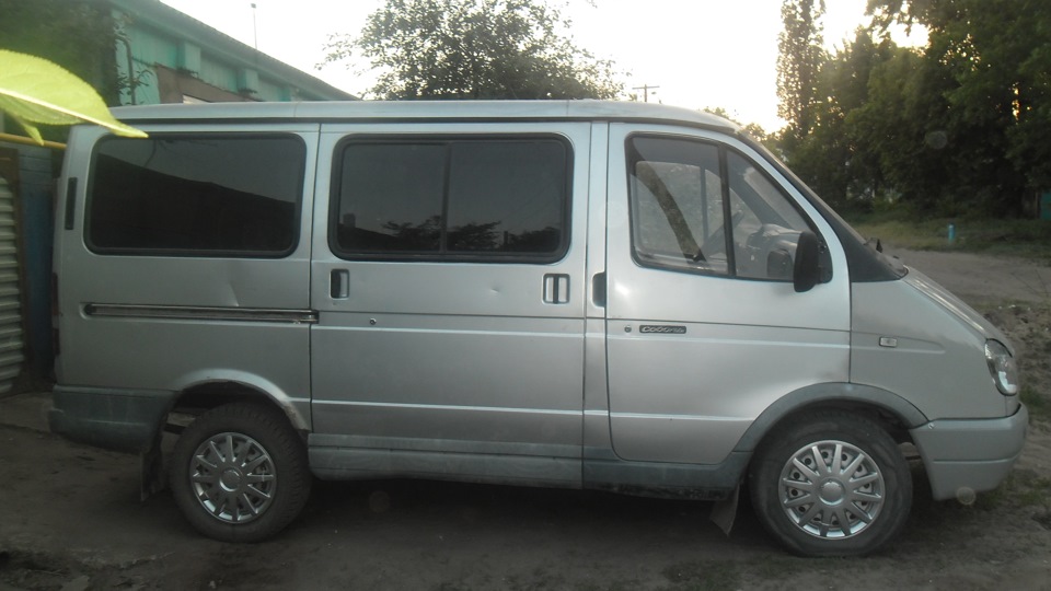 Колпаки на колёса, почти гоночные слики:D — ГАЗ Соболь, 2,3 л, 2004 ...