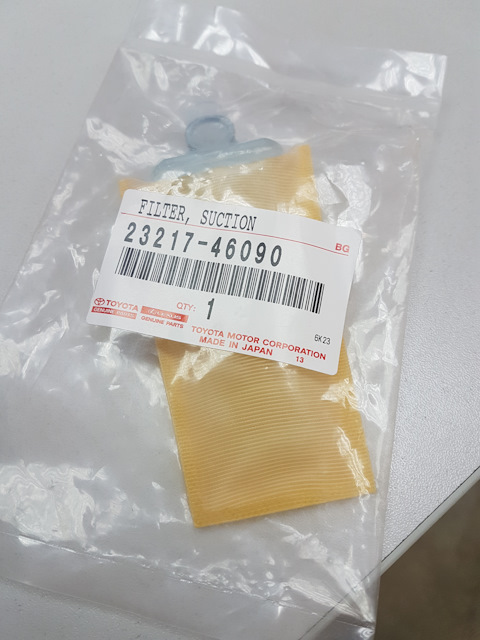 2321746090 Фильтр бензонасоса TOYOTA LEXUS | Запчасти на DRIVE2