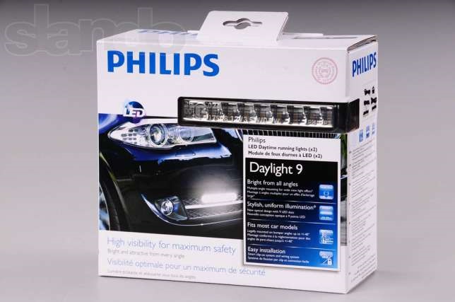 Philips LED DayLight 9 — Hyundai Elantra (4G), 1,6 л, 2007 года ...