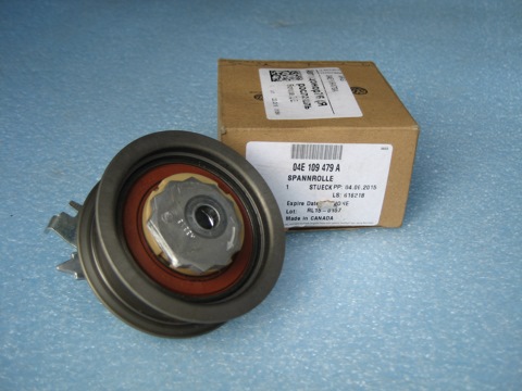 04E109479A Натяжной ролик с деталями VAG | Запчасти на DRIVE2