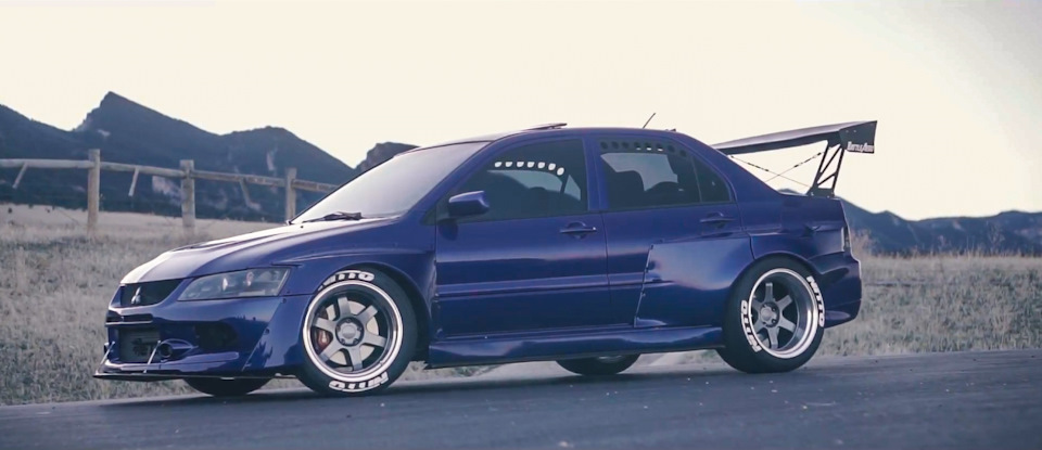 Mitsubishi Lancer Evolution 9 в вайд-боди CLINCHED — Clinched на DRIVE2