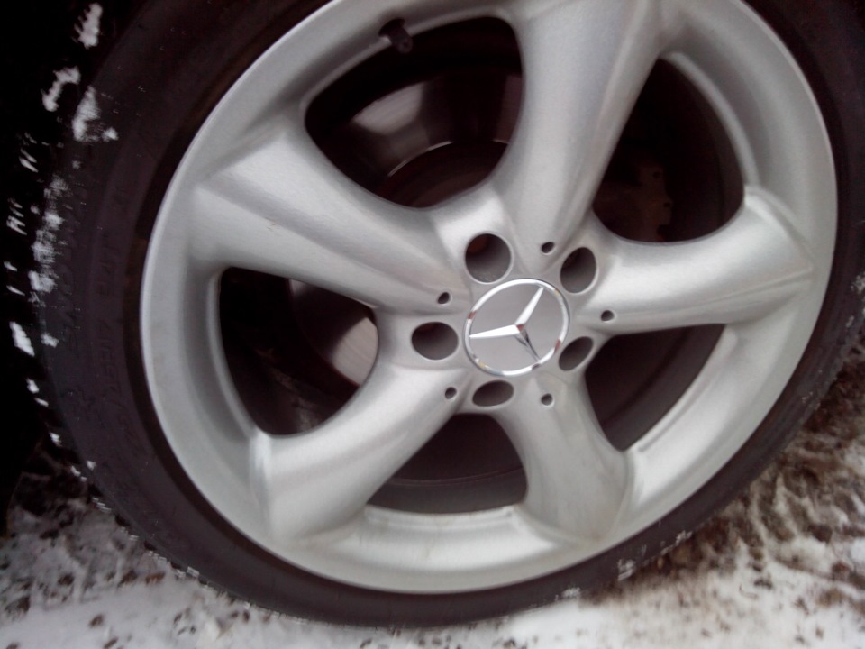 Обновил зимние диски — Mercedes-Benz C-Class (W203), 1,8 л, 2004 года ...